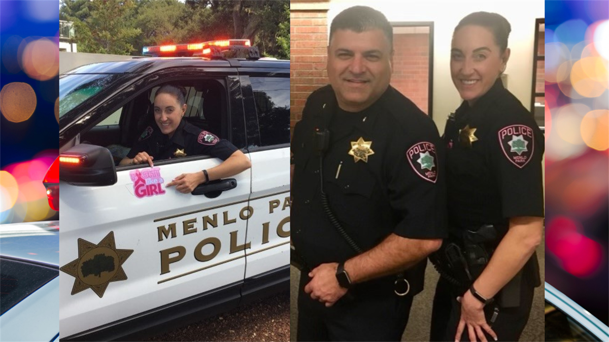 Menlo Park Police participate in the Pink Patch Project City of Menlo Park