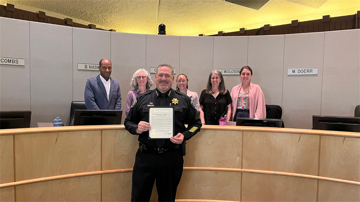 National Public Safety Telecommunications Week City of Menlo Park