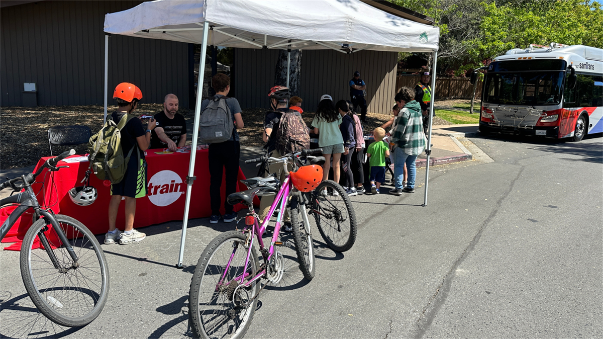 A successful Bike to the Library Day in Menlo Park City of Menlo Park